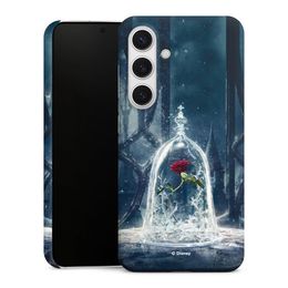 DeinDesign Galaxy S24 Handy Premium Case Smartphone Handyh&uuml;lle Schutzh&uuml;lle matt Rose The Beauty And The Beast Disney Princess Premium Case
