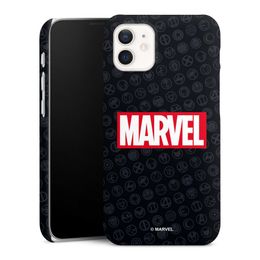 DeinDesign iPhone 12 mini Handy Premium Case Smartphone Handyh&uuml;lle Schutzh&uuml;lle matt Logo Marvel Comic Premium Case