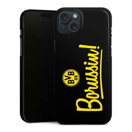 DeinDesign iPhone 15 Plus Handy Premium Case Smartphone Handyh&uuml;lle Schutzh&uuml;lle gl&auml;nzend Borussia Dortmund Bvb Soccer Premium Case