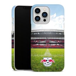 DeinDesign iPhone 13 Pro Handy Premium Case Smartphone Handyh&uuml;lle Schutzh&uuml;lle matt Stadium Rb Leipzig Official Licensed Product Premium Case