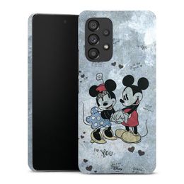 DeinDesign Galaxy A53 5G Handy Premium Case Smartphone Handyh&uuml;lle Schutzh&uuml;lle matt Vintage Disney Premium Case