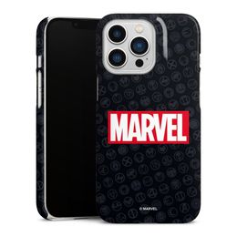 DeinDesign iPhone 13 Pro Handy Premium Case Smartphone Handyh&uuml;lle Schutzh&uuml;lle gl&auml;nzend Logo Marvel Comic Premium Case
