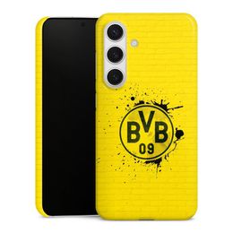 DeinDesign Galaxy S24 Handy Premium Case Smartphone Handyh&uuml;lle Schutzh&uuml;lle gl&auml;nzend Official Licensed Product Bvb Borussia Dortmund Premium Case
