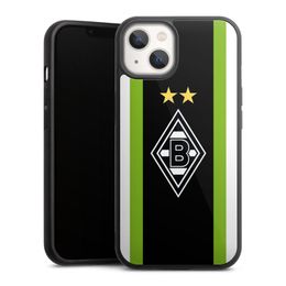 DeinDesign iPhone 13 Handy Gallery Case Handyh&uuml;lle 9H Geh&auml;rtetes Glas R&uuml;ckseite H&uuml;lle Logo Gladbach Borussia M&ouml;nchengladbach Gallery Case