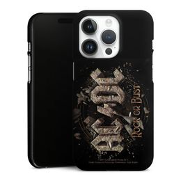 DeinDesign iPhone 14 Pro Handy Premium Case Smartphone Handyh&uuml;lle Schutzh&uuml;lle matt Official Licensed Product Rock Or Bust Acdc Premium Case