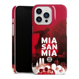 DeinDesign iPhone 13 Pro Handy Premium Case Smartphone Handyh&uuml;lle Schutzh&uuml;lle gl&auml;nzend Mia San Mia Fcb Fc Bayern M&uuml;nchen Premium Case