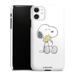 DeinDesign iPhone 11 Handy Premium Case Smartphone Handyh&uuml;lle Schutzh&uuml;lle matt Snoopy Peanuts Love Premium Case