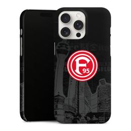 DeinDesign iPhone 15 Pro Max Handy Premium Case Smartphone Handyh&uuml;lle Schutzh&uuml;lle matt Official Licensed Product Logo Fortuna D&uuml;sseldorf Premium Case