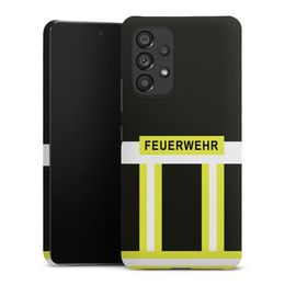 DeinDesign Galaxy A53 5G Handy Premium Case Smartphone Handyh&uuml;lle Schutzh&uuml;lle matt Fire Fighter Fire Fighters Job Premium Case