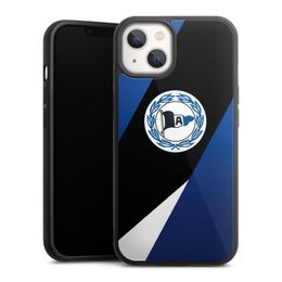 DeinDesign iPhone 13 Handy Gallery Case Handyh&uuml;lle 9H Geh&auml;rtetes Glas R&uuml;ckseite H&uuml;lle Official Licensed Product Dsc Arminia Bielefeld Gallery Case