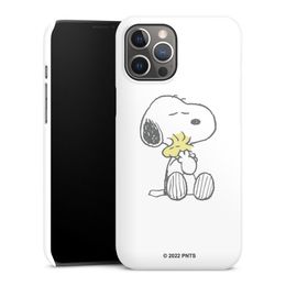 DeinDesign iPhone 12 Pro Max Handy Premium Case Smartphone Handyh&uuml;lle Schutzh&uuml;lle matt Snoopy Love Peanuts Premium Case