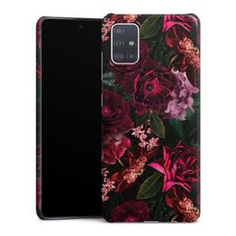 DeinDesign Galaxy A51 Handy Premium Case Smartphone Handyh&uuml;lle Schutzh&uuml;lle gl&auml;nzend Flowers Blossom Rose Premium Case