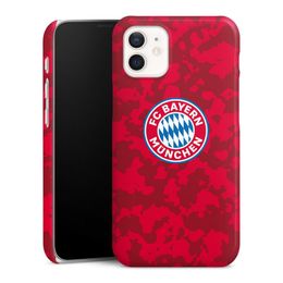DeinDesign iPhone 12 mini Handy Premium Case Smartphone Handyh&uuml;lle Schutzh&uuml;lle gl&auml;nzend Camouflage Fc Bayern M&uuml;nchen Fcb Premium Case