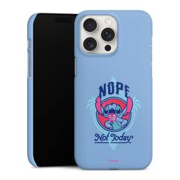 DeinDesign iPhone 15 Pro Max Handy Premium Case Smartphone Handyh&uuml;lle Schutzh&uuml;lle matt Disney Sayings Lilo & Stitch Premium Case