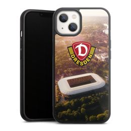 DeinDesign iPhone 13 Handy Gallery Case Handyh&uuml;lle 9H Geh&auml;rtetes Glas R&uuml;ckseite H&uuml;lle Sgd Sg Dynamo Dresden Stadium Gallery Case