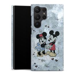 DeinDesign Galaxy S23 Ultra Handy Premium Case Smartphone Handyh&uuml;lle Schutzh&uuml;lle gl&auml;nzend Vintage Disney Premium Case