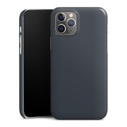 DeinDesign iPhone 12 Pro Handy Premium Case Smartphone Handyh&uuml;lle Schutzh&uuml;lle gl&auml;nzend Anthracite Grey Unicoloured Premium Case