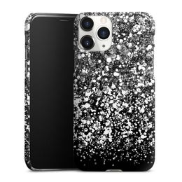 DeinDesign iPhone 11 Pro Handy Premium Case Smartphone Handyh&uuml;lle Schutzh&uuml;lle gl&auml;nzend Glitzer Snowflake Muster Premium Case