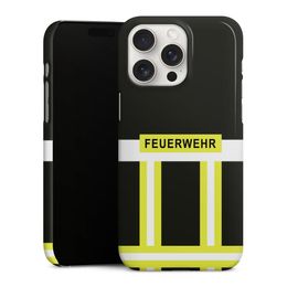 DeinDesign iPhone 15 Pro Max Handy Premium Case Smartphone Handyh&uuml;lle Schutzh&uuml;lle gl&auml;nzend Fire Fighters Job Fire Fighter Premium Case
