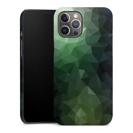 DeinDesign iPhone 12 Pro Max Handy Premium Case Smartphone Handyh&uuml;lle Schutzh&uuml;lle matt Tarnmuster Geometric Mosaic Premium Case