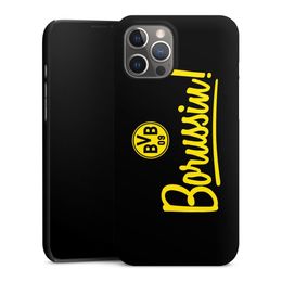 DeinDesign iPhone 12 Pro Max Handy Premium Case Smartphone Handyh&uuml;lle Schutzh&uuml;lle matt Borussia Dortmund Bvb Soccer Premium Case
