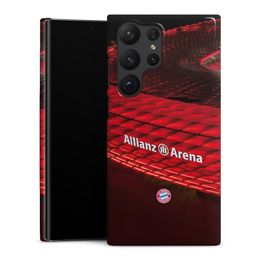 DeinDesign Galaxy S23 Ultra Handy Premium Case Smartphone Handyh&uuml;lle Schutzh&uuml;lle gl&auml;nzend Fc Bayern M&uuml;nchen Stadium Fcb Premium Case