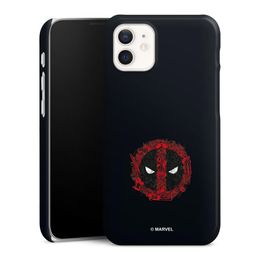 DeinDesign iPhone 12 mini Handy Premium Case Smartphone Handyh&uuml;lle Schutzh&uuml;lle gl&auml;nzend Logo Marvel Deadpool Premium Case