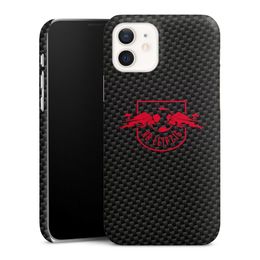 DeinDesign iPhone 12 Handy Premium Case Smartphone Handyh&uuml;lle Schutzh&uuml;lle matt Carbon Official Licensed Product Rb Leipzig Premium Case
