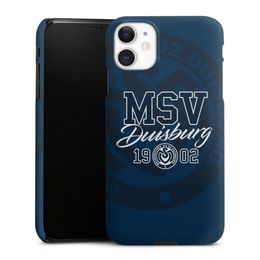 DeinDesign iPhone 11 Handy Premium Case Smartphone Handyh&uuml;lle Schutzh&uuml;lle matt Msv Duisburg Merchandise Soccer Premium Case
