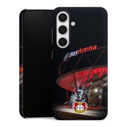 DeinDesign Galaxy S24 Handy Premium Case Smartphone Handyh&uuml;lle Schutzh&uuml;lle matt Official Licensed Product Bayer 04 Leverkusen Stadium Premium Case