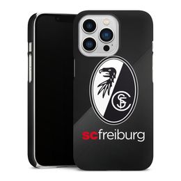 DeinDesign iPhone 13 Pro Handy Premium Case Smartphone Handyh&uuml;lle Schutzh&uuml;lle matt Sc Freiburg Lettering Logo Premium Case