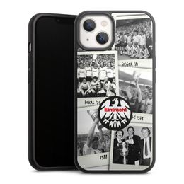DeinDesign iPhone 13 Handy Gallery Case Handyh&uuml;lle 9H Geh&auml;rtetes Glas R&uuml;ckseite H&uuml;lle Retro Official Licensed Product Eintracht Frankfurt Gallery Case