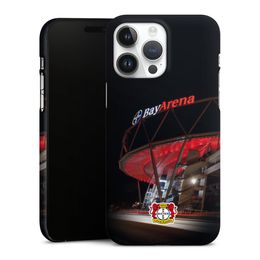DeinDesign iPhone 14 Pro Max Handy Premium Case Smartphone Handyh&uuml;lle Schutzh&uuml;lle matt Official Licensed Product Bayer 04 Leverkusen Stadium Premium Case