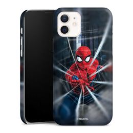 DeinDesign iPhone 12 Handy Premium Case Smartphone Handyh&uuml;lle Schutzh&uuml;lle matt Kinofilm Marvel Spiderman Premium Case
