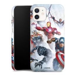 DeinDesign iPhone 12 Handy Premium Case Smartphone Handyh&uuml;lle Schutzh&uuml;lle gl&auml;nzend Official Licensed Product Marvel Avengers Premium Case