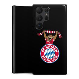 DeinDesign Galaxy S23 Ultra Handy Premium Case Smartphone Handyh&uuml;lle Schutzh&uuml;lle gl&auml;nzend Bernie Official Licensed Product Fc Bayern M&uuml;nchen Premium Case