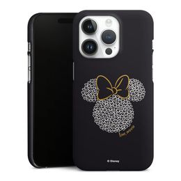 DeinDesign iPhone 14 Pro Handy Premium Case Smartphone Handyh&uuml;lle Schutzh&uuml;lle matt Minnie Mouse Muster Disney Premium Case