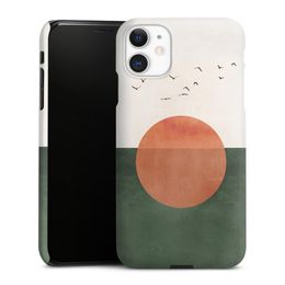 DeinDesign iPhone 11 Handy Premium Case Smartphone Handyh&uuml;lle Schutzh&uuml;lle matt Sunset Bird Sunshine Premium Case