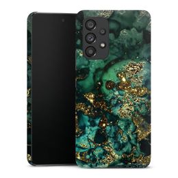 DeinDesign Galaxy A53 5G Handy Premium Case Smartphone Handyh&uuml;lle Schutzh&uuml;lle gl&auml;nzend Muster Glitzer Marble Premium Case