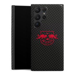 DeinDesign Galaxy S23 Ultra Handy Premium Case Smartphone Handyh&uuml;lle Schutzh&uuml;lle gl&auml;nzend Rb Leipzig Official Licensed Product Carbon Premium Case