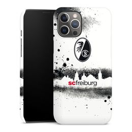 DeinDesign iPhone 12 Pro Max Handy Premium Case Smartphone Handyh&uuml;lle Schutzh&uuml;lle matt Skyline Sc Freiburg Logo Premium Case