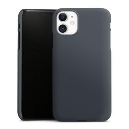 DeinDesign iPhone 11 Handy Premium Case Smartphone Handyh&uuml;lle Schutzh&uuml;lle matt Anthracite Unicoloured Grey Premium Case