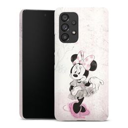 DeinDesign Galaxy A53 5G Handy Premium Case Smartphone Handyh&uuml;lle Schutzh&uuml;lle matt Minnie Mouse Vintage Disney Premium Case