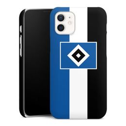DeinDesign iPhone 12 mini Handy Premium Case Smartphone Handyh&uuml;lle Schutzh&uuml;lle matt Stripes Hamburger Sv Hsv Premium Case