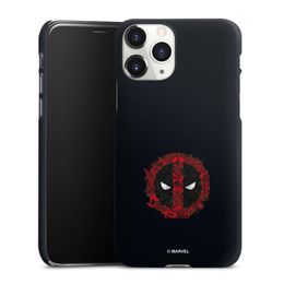 DeinDesign iPhone 11 Pro Handy Premium Case Smartphone Handyh&uuml;lle Schutzh&uuml;lle matt Deadpool Marvel Logo Premium Case