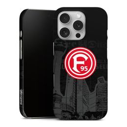 DeinDesign iPhone 16 Pro Handy Premium Case Smartphone Handyh&uuml;lle Schutzh&uuml;lle matt Official Licensed Product Logo Fortuna D&uuml;sseldorf Premium Case