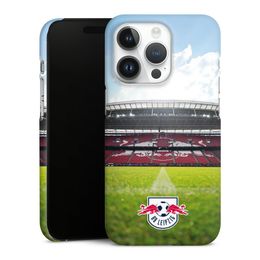 DeinDesign iPhone 14 Pro Handy Premium Case Smartphone Handyh&uuml;lle Schutzh&uuml;lle matt Stadium Rb Leipzig Official Licensed Product Premium Case