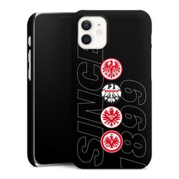 DeinDesign iPhone 12 mini Handy Premium Case Smartphone Handyh&uuml;lle Schutzh&uuml;lle matt Eagle Logo Eintracht Frankfurt Premium Case