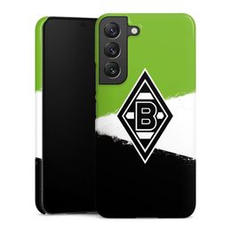 DeinDesign Galaxy S22 Handy Premium Case Smartphone Handyh&uuml;lle Schutzh&uuml;lle gl&auml;nzend Borussia M&ouml;nchengladbach Bmg Official Licensed Product Premium Case