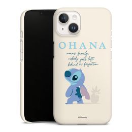 DeinDesign iPhone 14 Handy Premium Case Smartphone Handyh&uuml;lle Schutzh&uuml;lle matt Lilo & Stitch Disney Official Licensed Product Premium Case